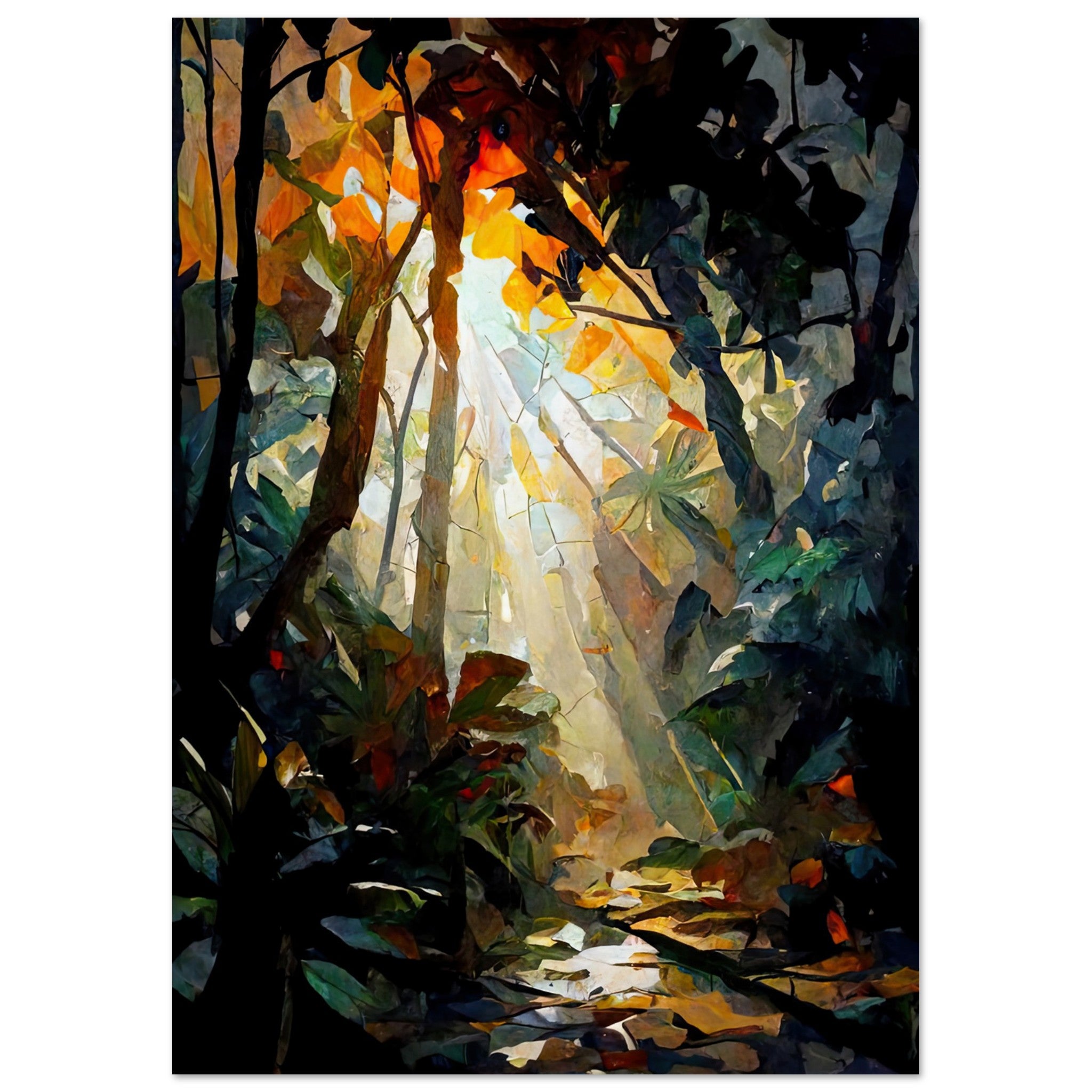 Rainforest Colour IV - Unframed Print – Painterly Prints